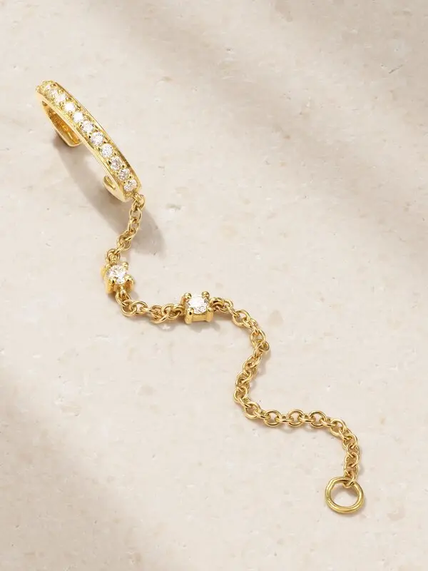 ANITA KO 18-karat Diamond Ear Cuff