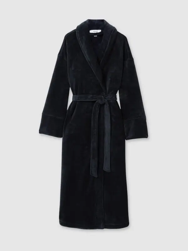 REISS Ginny Fleece Dressing Gown