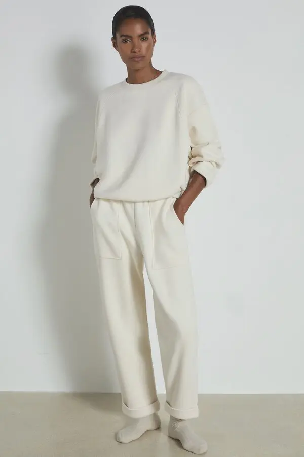 REISS Dylan Soft-touch Sweatshirt With Wool