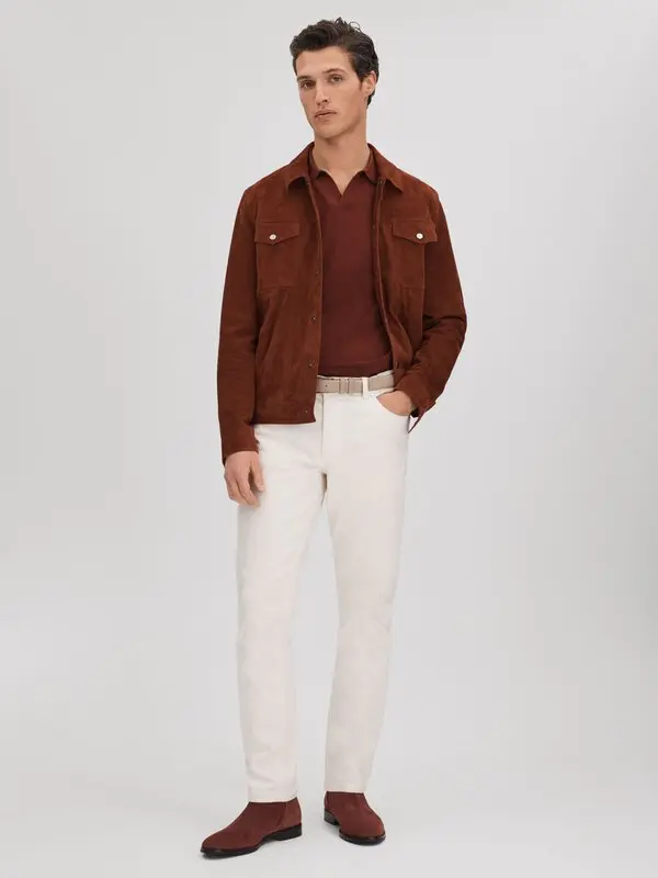 REISS Clay Suede Boots