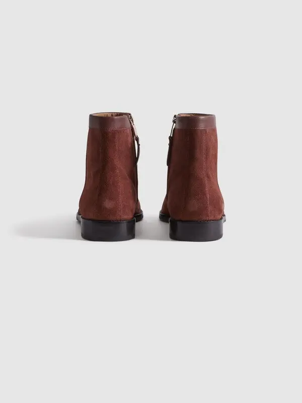 REISS Clay Suede Boots