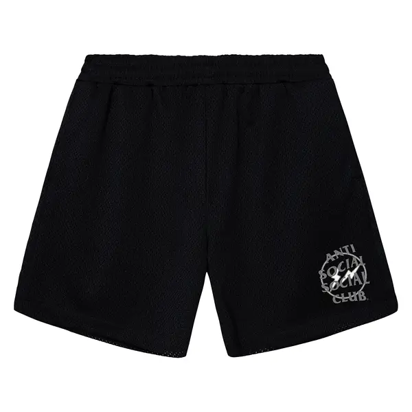 ANTI SOCIAL SOCIAL CLUB X Fragment Design Half Tone Logo Short - Black