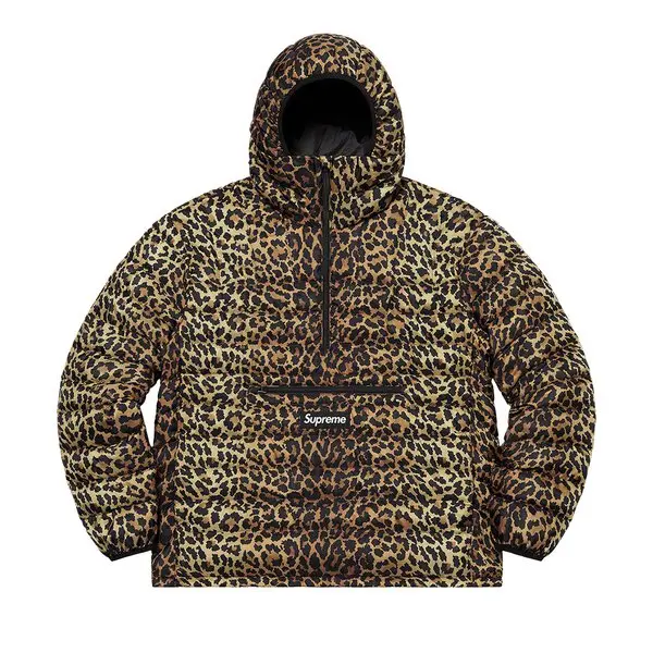 Supreme Micro Down Half Zip Hooded Pullover