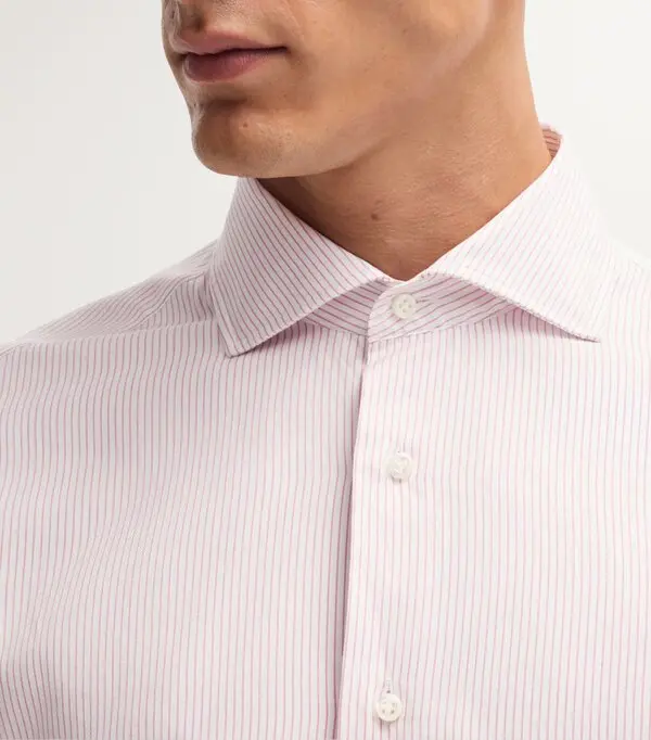 BOSS Cotton Striped Slim Shirt