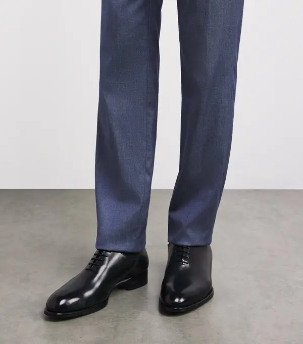 Brioni Leather Oxford Shoes