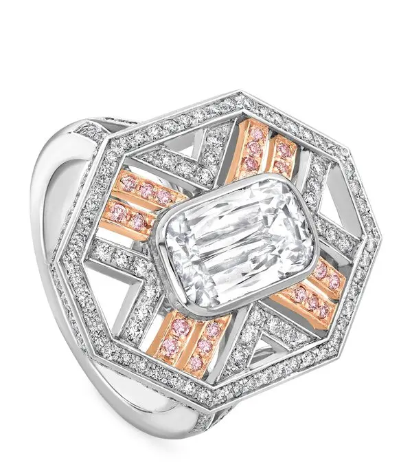BOODLES Platinum And Diamond Ring