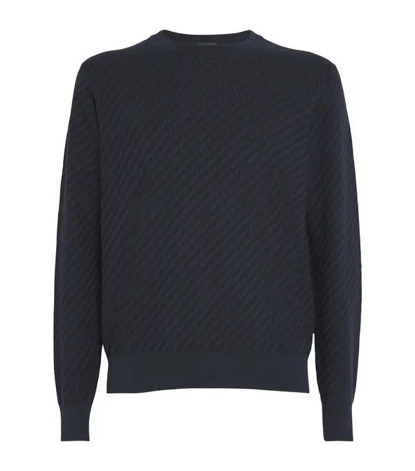 Brioni Cotton-silk-cashmere Sweater