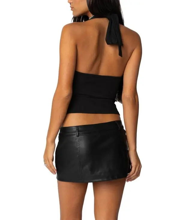 EDIKTED Chain Reaction Cut Out Top