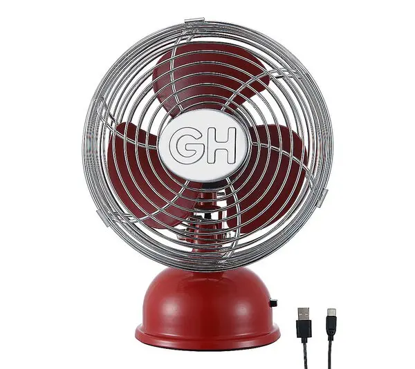 GOOD HOUSEKEEPING Metal Usb-power 5' Oscillatin G Personal Fan - One-color