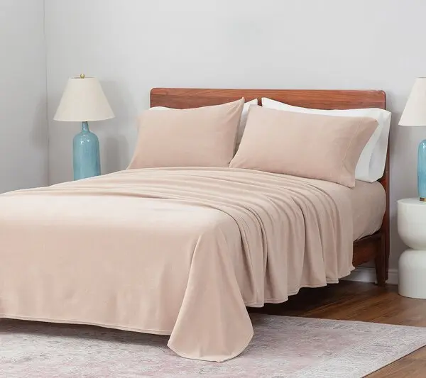 BERKSHIRE BLANKET Berkshire Polarfleece 4pc Sheet Set - One-color
