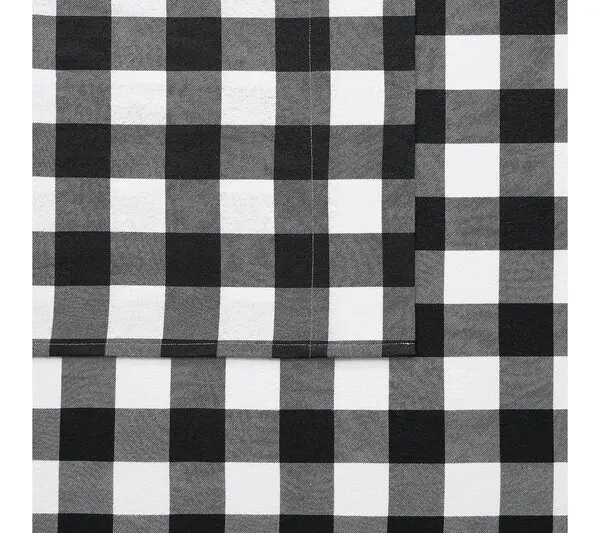 TRULY SOFT Buffalo Check King Flannel Sheet Set