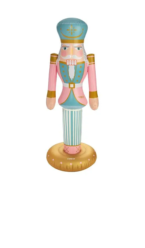 FUNBOY Large Pink Inflatable Nutcracker In Pink