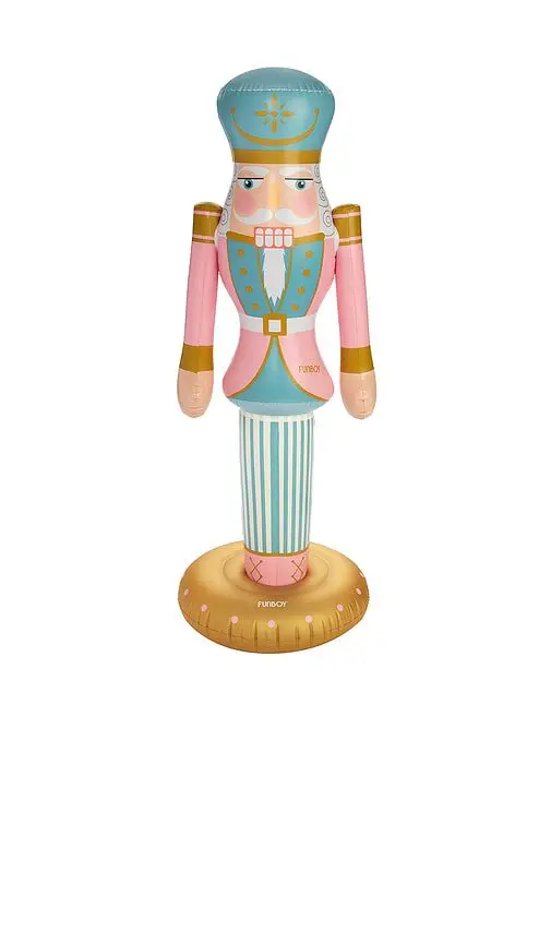 FUNBOY Small Pink Inflatable Nutcracker In Pink