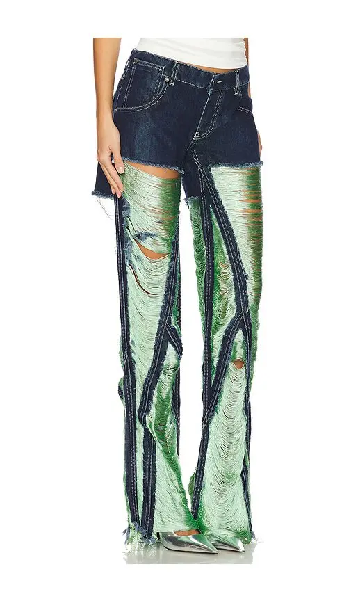 Off-White Shredded Denim