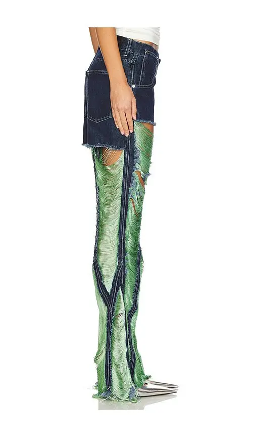 Off-White Shredded Denim