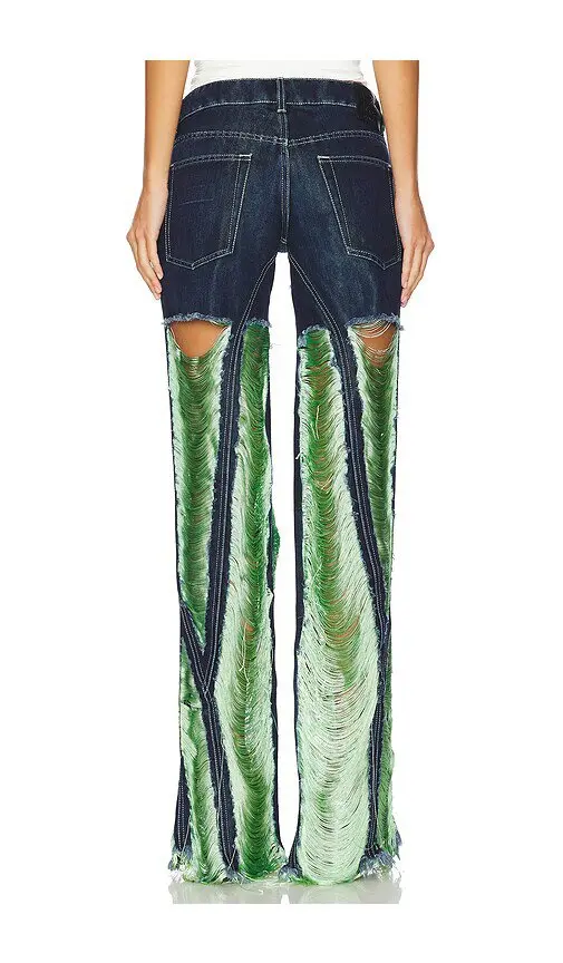 Off-White Shredded Denim