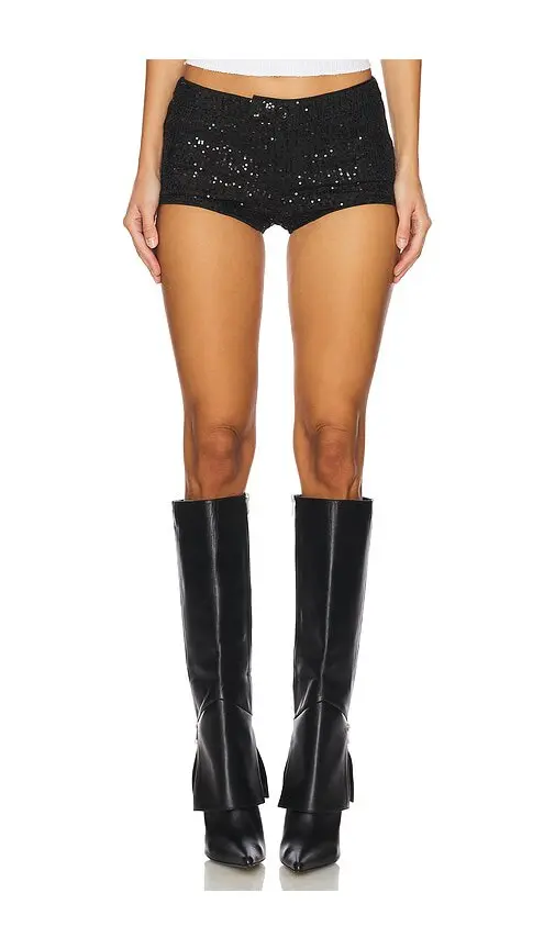 Superdown Shani Micro Shorts - Black