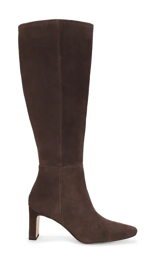 Sam Edelman Wide Calf Sylvia Boots - Chocolate Brown