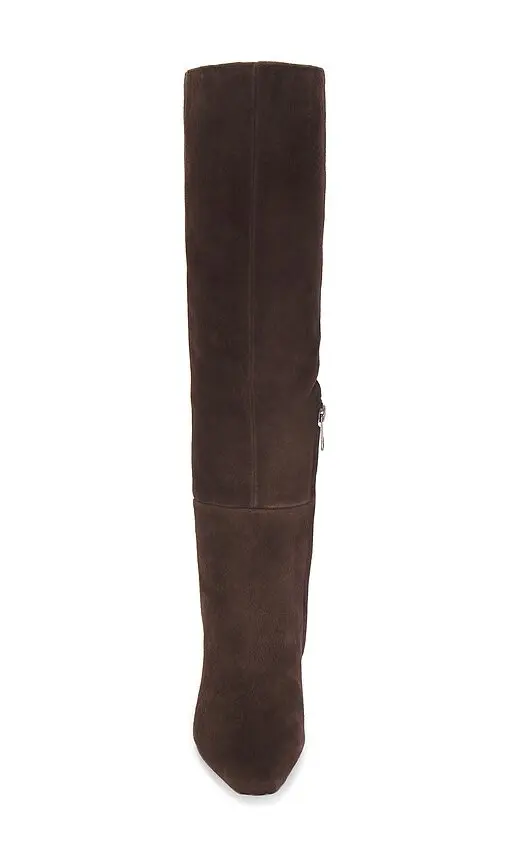 Sam Edelman Wide Calf Sylvia Boots - Chocolate Brown