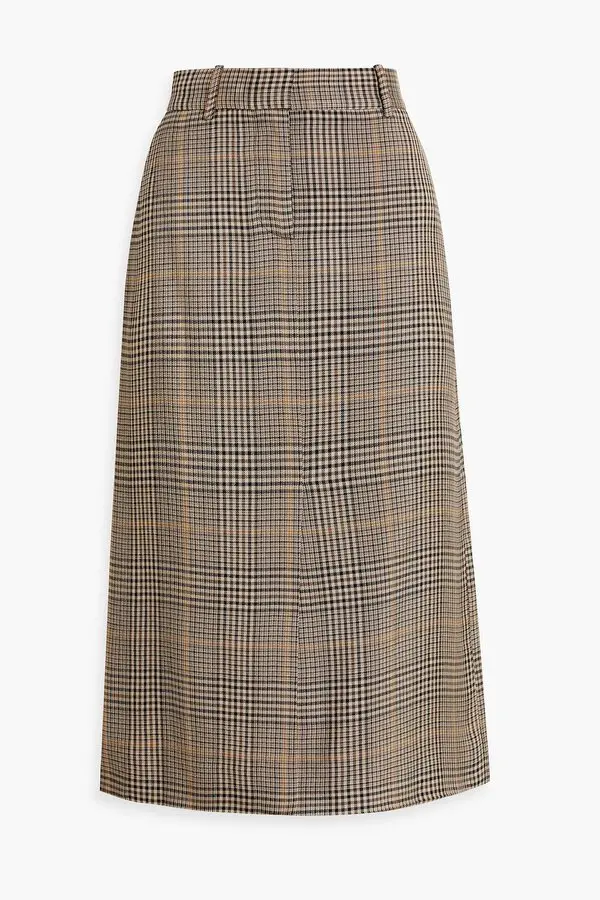 Co Name Prince Of Wales Checked Tweed Midi Skirt