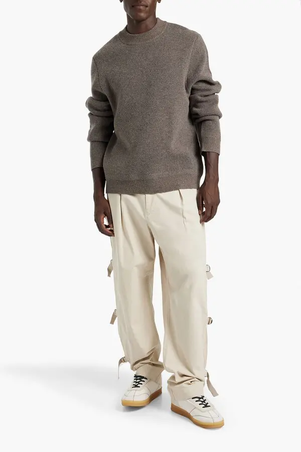 Isabel Marant Étoile Ogiel Buckle-detailed Cotton Pants