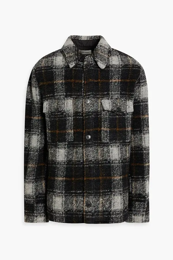 Isabel Marant Étoile Kevant Checked Wool-blend Jacket
