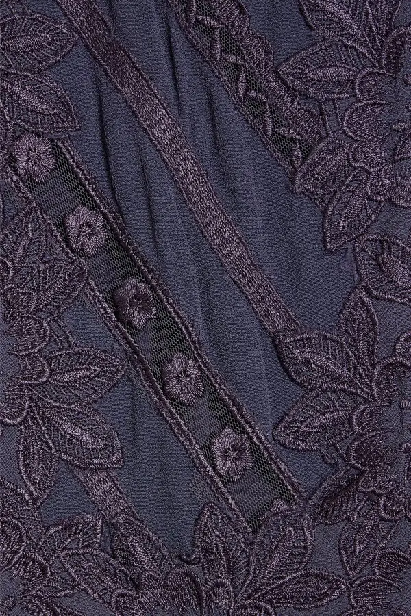 Isabel Marant Étoile Ladeira Lace-trimmed Maxi Dress