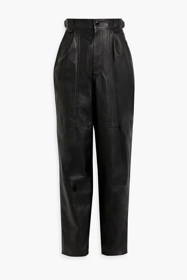 Isabel Marant Étoile Ciferim Leather Tapered Pants