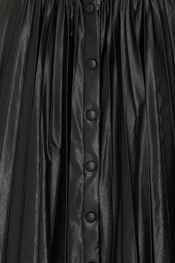 Isabel Marant Étoile Davis Asymmetric Pleated Maxi Skirt
