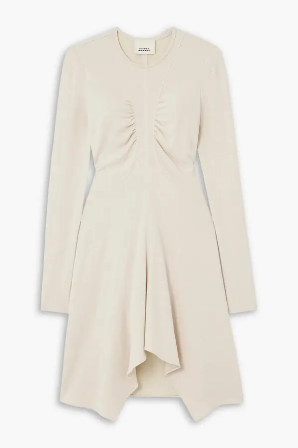 Isabel Marant Étoile Devane Asymmetric Knitted Midi Dress