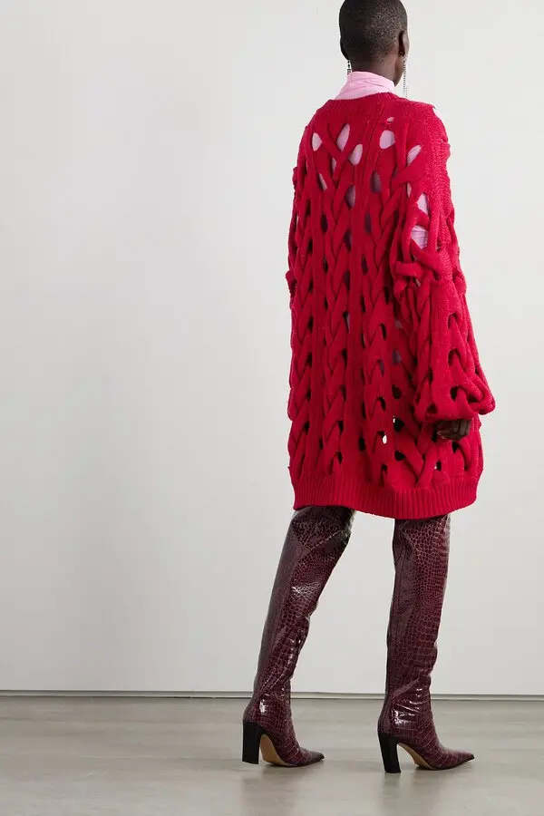 Isabel Marant Étoile Ella Oversized Open-knit Sweater