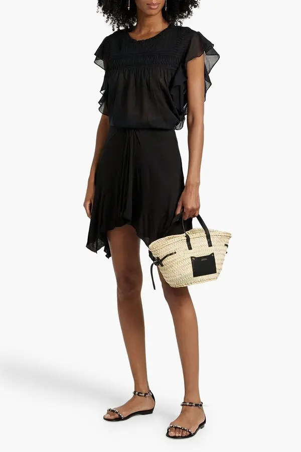 Isabel Marant Étoile Fenecia Asymmetric Jersey Skirt