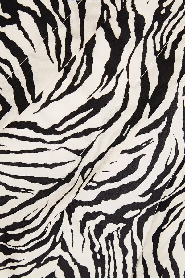 Isabel Marant Étoile Cacia Zebra-print Crepe De Chine Midi Skirt