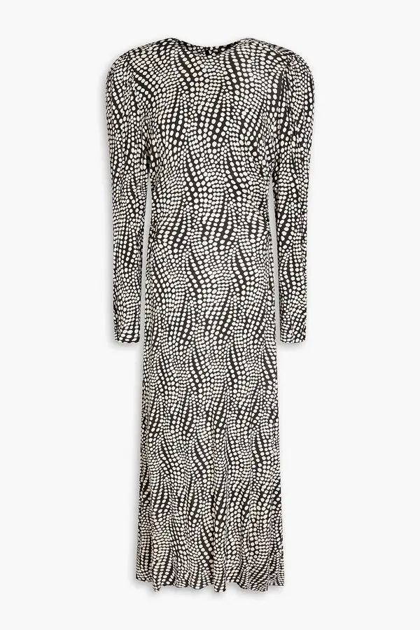 Isabel Marant Étoile Polkadot Jersey Maxi Dress