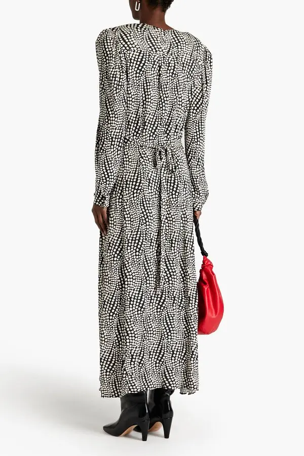 Isabel Marant Étoile Polkadot Jersey Maxi Dress