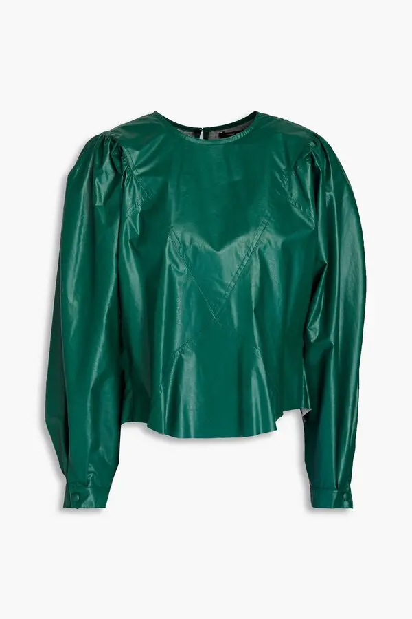 Isabel Marant Dobson Modal-blend Blouse - Emerald