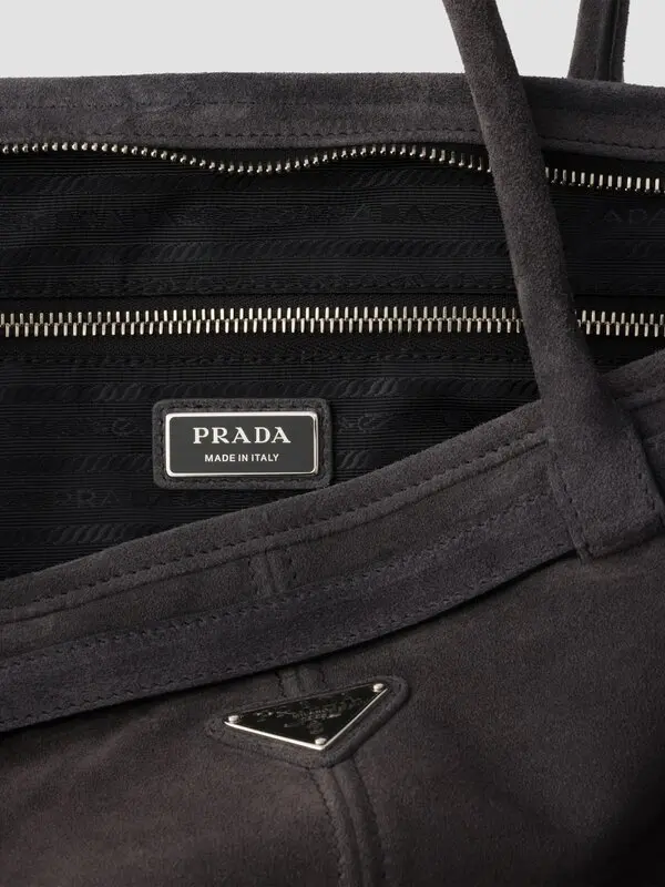 Prada Suede Tote Bag