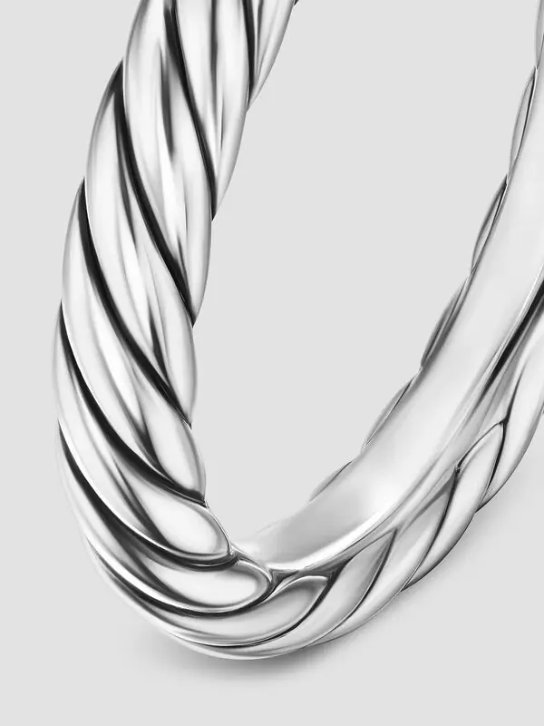 David Yurman Cable Band Ring In Sterling 3.4mm