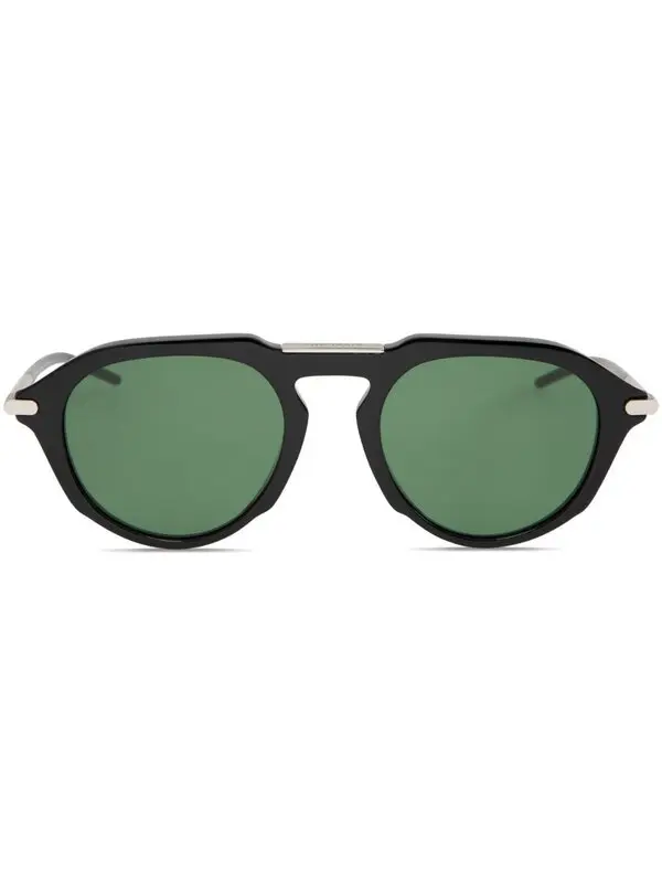 Givenchy Gv One Oval-frame Sunglasses - Black