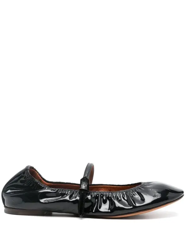 LANVIN Mary Jane Ballet Flats - Black