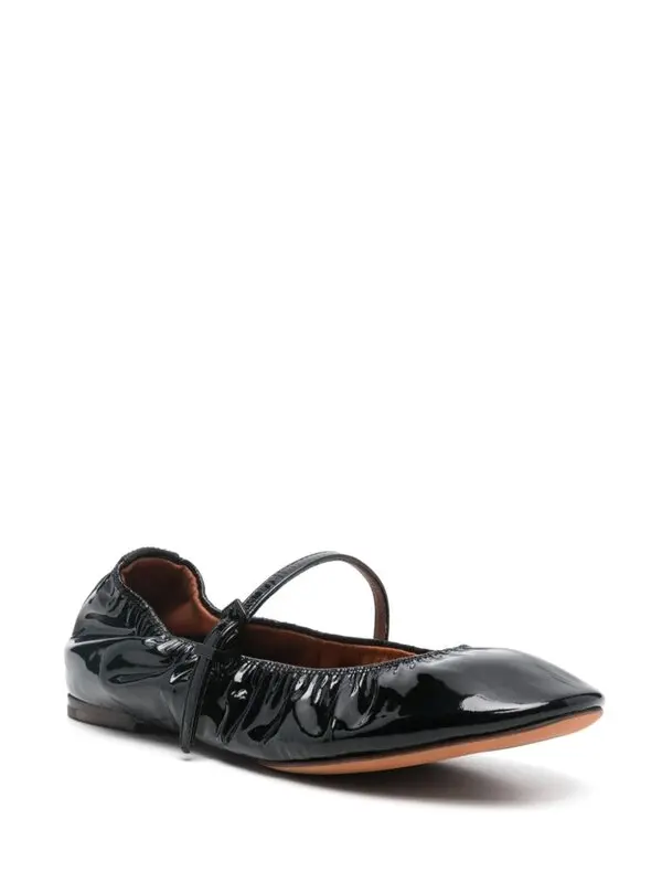 LANVIN Mary Jane Ballet Flats - Black