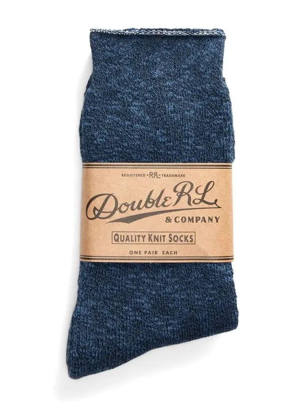 Ralph Lauren Looped Crew Socks - Blue