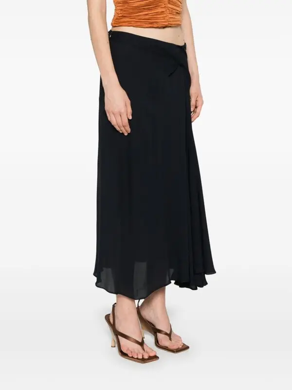 Cult Gaia Shera Midi Skirt - Black
