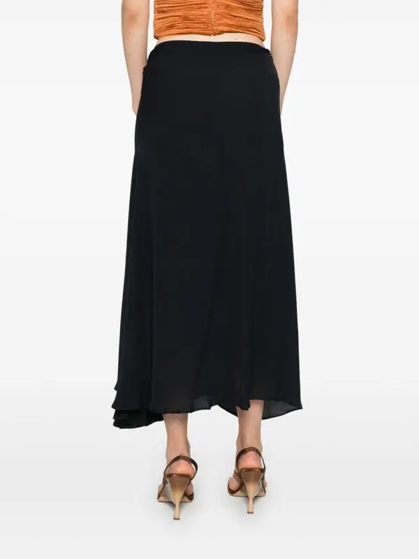 Cult Gaia Shera Midi Skirt - Black