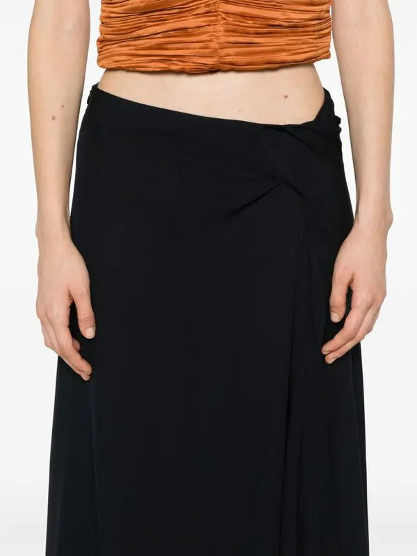 Cult Gaia Shera Midi Skirt - Black