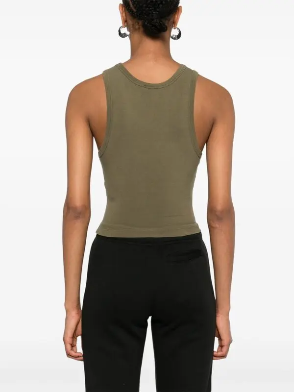 ENTIRE STUDIOS Cropped Tank Top - Green