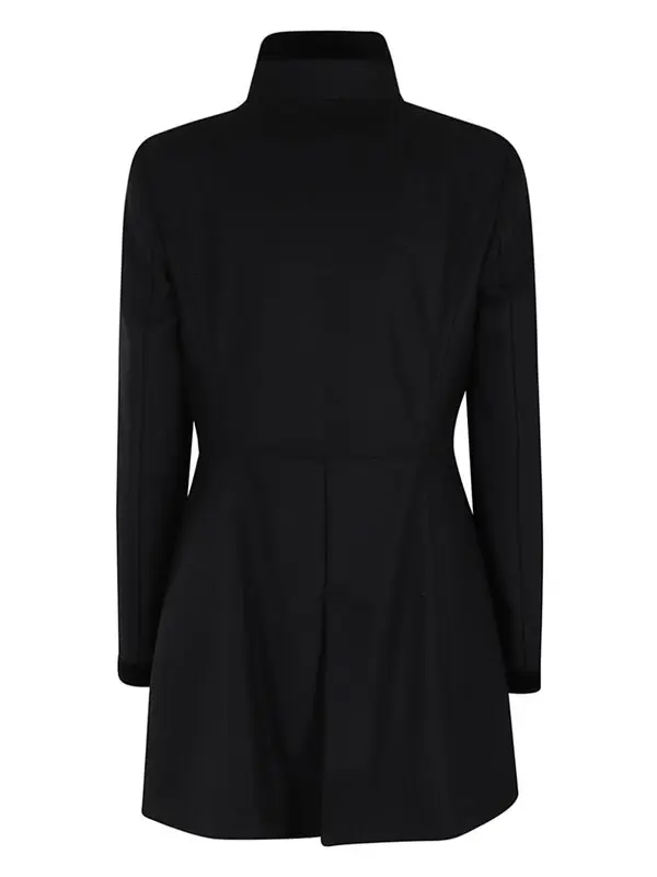 FAY Virginia Thigh-length Wool Coat - Black