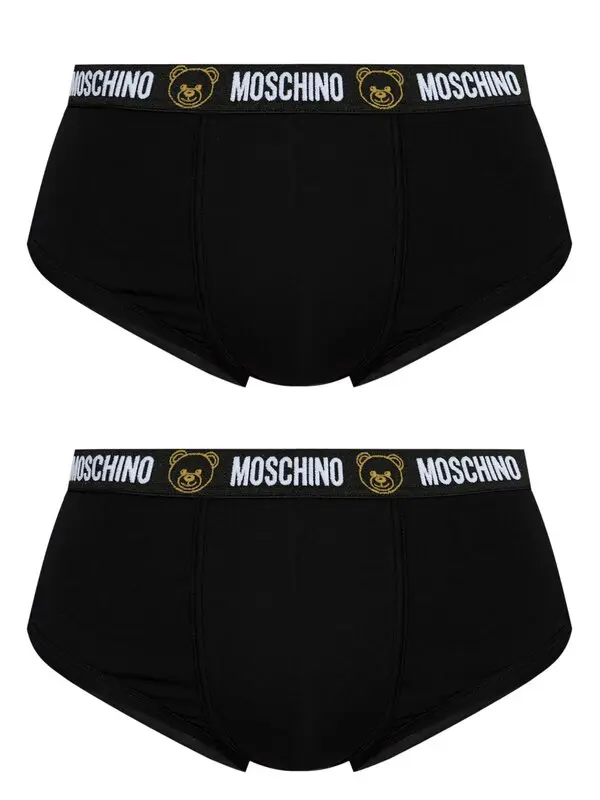 Moschino Teddy Bear Waistband Boxers - Black