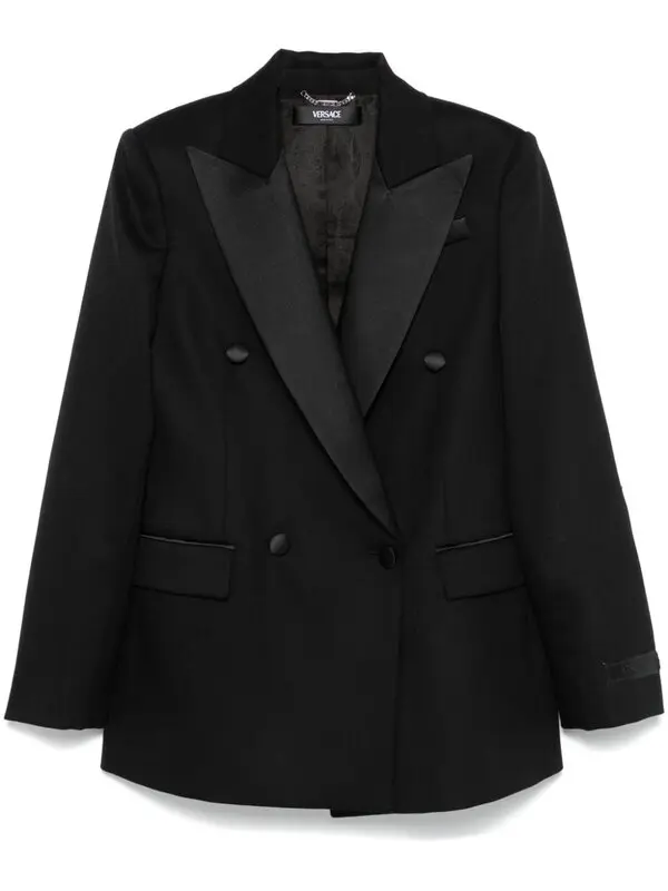 Versace Satin-lapels Blazer