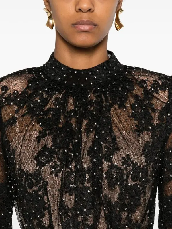 tiffany rose amelia lace maternity dress Tiffany Rose Amelia Maternity Lace Dress in Caviar Black – Seven Women  Maternity main image 0